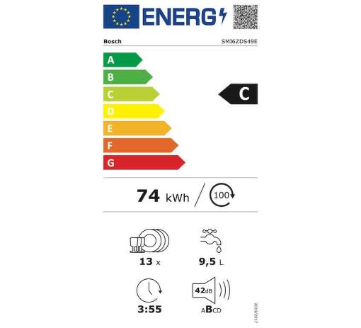 Bosch SMI6ZDS49E, Vstavaná umývačka riadu rozbalený kus s plnou zárukou ...