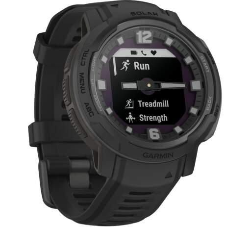 Garmin Instinct Crossover Solar Tactical Edition čierne rozbalený kus s ...