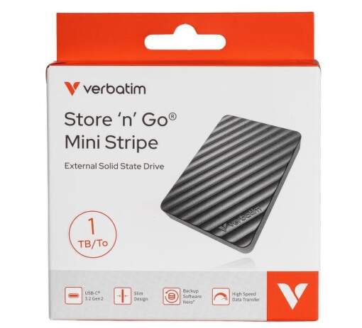 Verbatim Store 'n Go Mini Stripe 1 TB (32035) čierny externý SSD disk ...