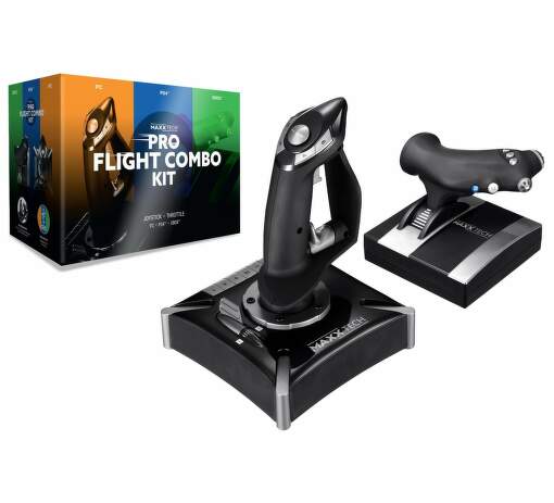 Maxx Tech Pro Flight Combo Kit Joystick Ovládacia Páka Naysk